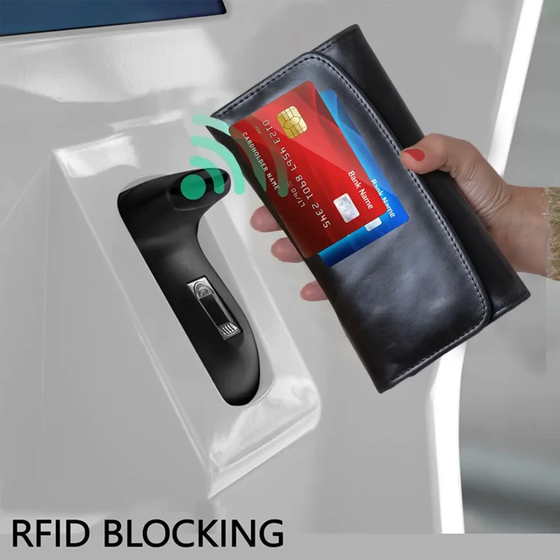 Women RFID Protected Tri-Fold Wallet – Huffam